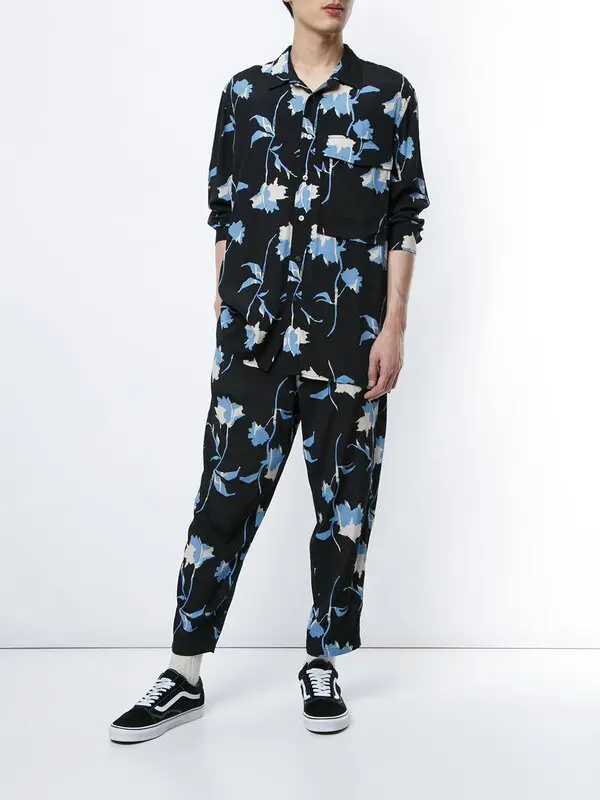 PORTS V Graphic Floral Shirt