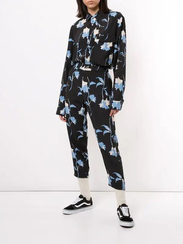 PORTS V Graphic Floral Shirt
