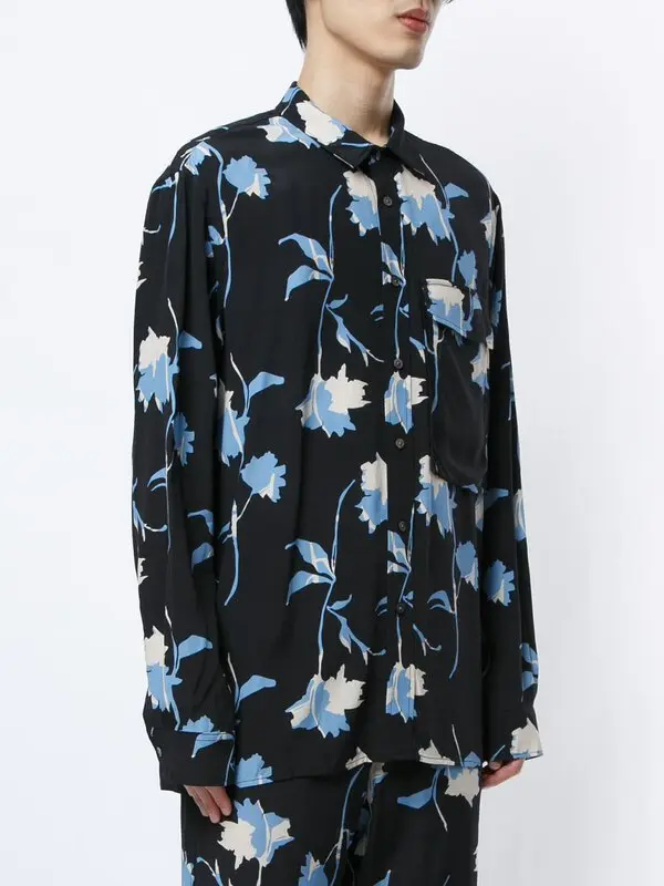 PORTS V Graphic Floral Shirt