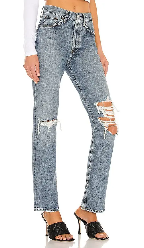 AGOLDE Lana Straight Jeans - Backdrop