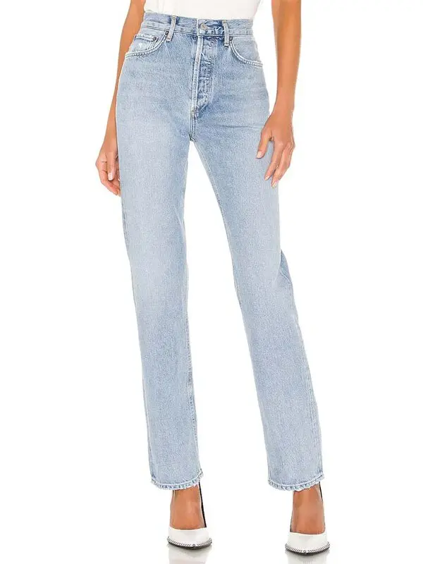 AGOLDE Lana Straight Jeans - Riptide