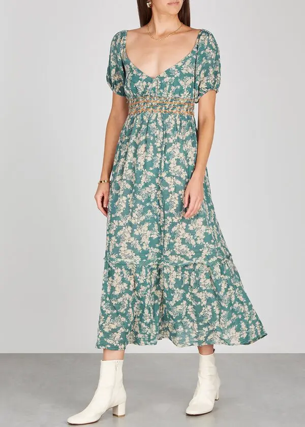 free people ellie printed maxi dress Free People Ellie Printed Maxi Dress, BNWT, Size