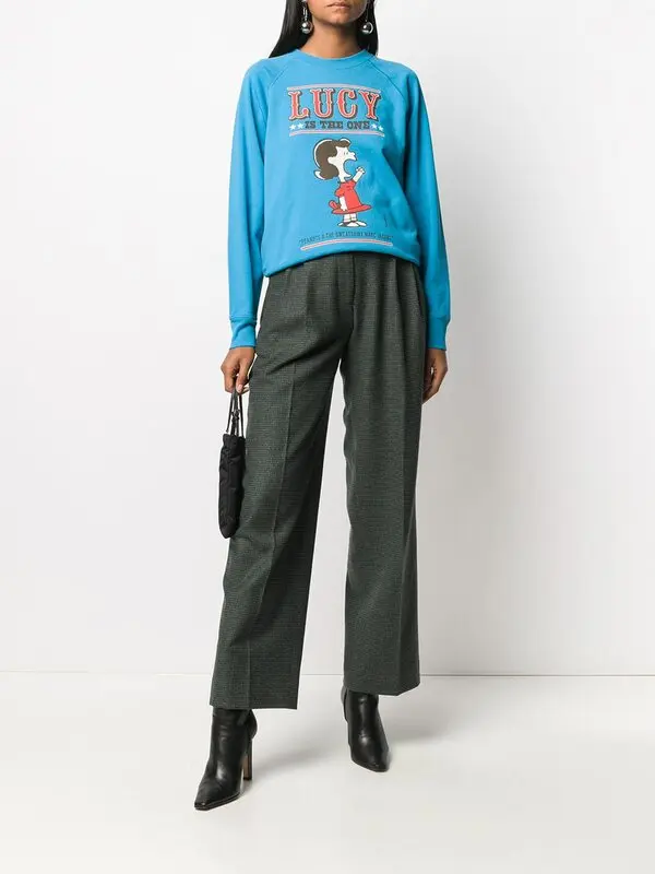 Marc Jacobs X Peanuts Ucy Sweatshirt In Blue - 40% Off | Editorialist