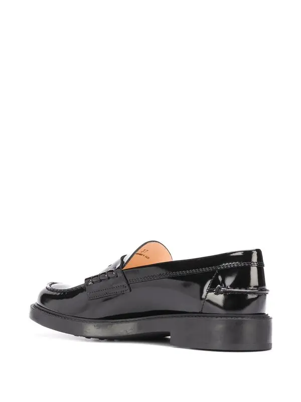 TOD'S Patent Penny Loafers
