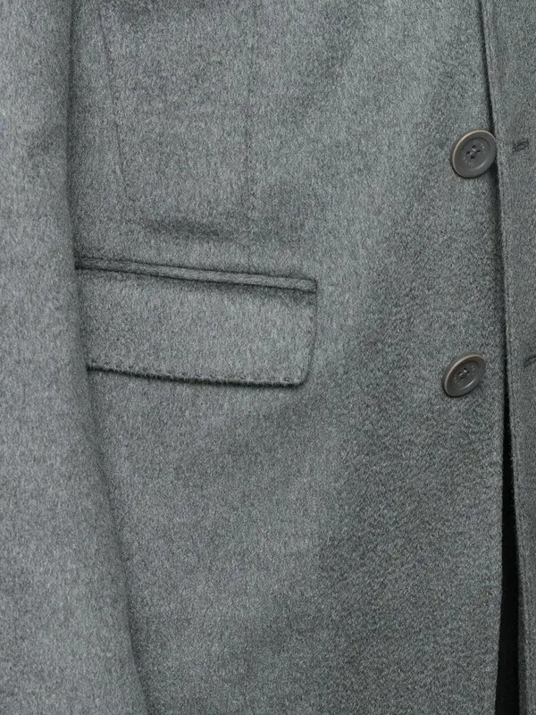 Herno Single-breasted Layered Coat