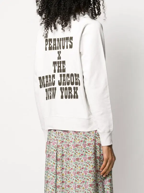 Marc Jacobs X Peanuts Snoopy Sweatshirt In Neutrals - 40% Off
