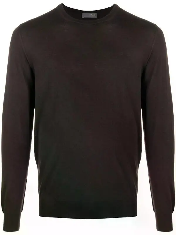 DRUMOHR Merino Wool Sweater - Brown