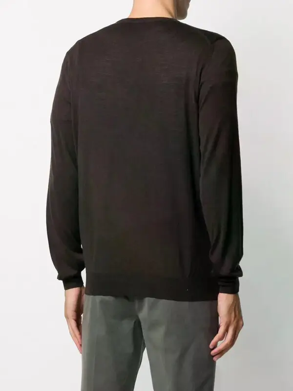 DRUMOHR Merino Wool Sweater - Brown