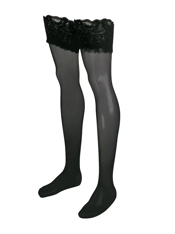 Wolford Satin 20 Stay-ups - Black