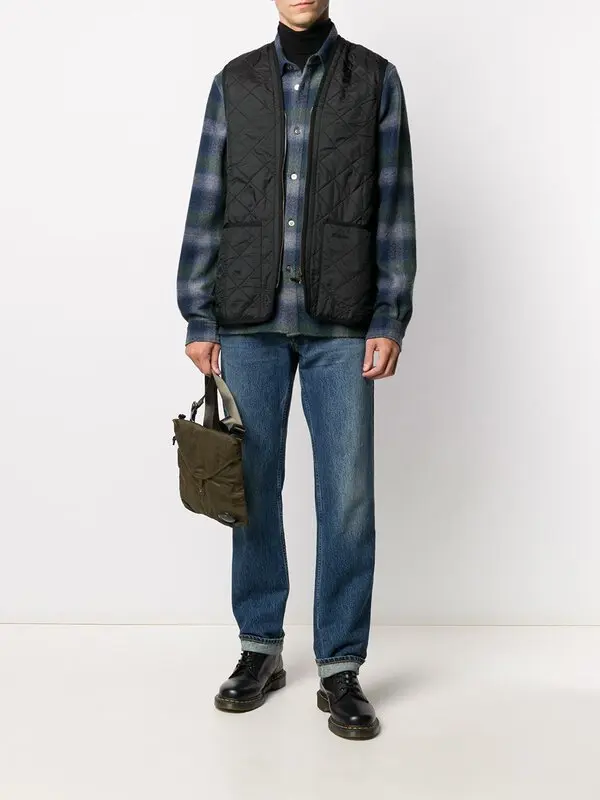 Barbour Quilted Zip-up Gilet - Black