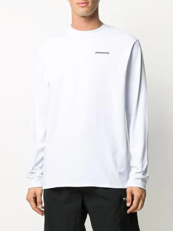 Patagonia P-6 Long-sleeved T-shirt - White