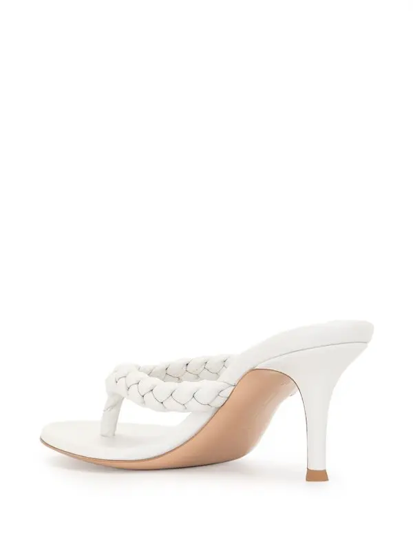 GIANVITO ROSSI 70mm Tropea Braided Thong Sandals