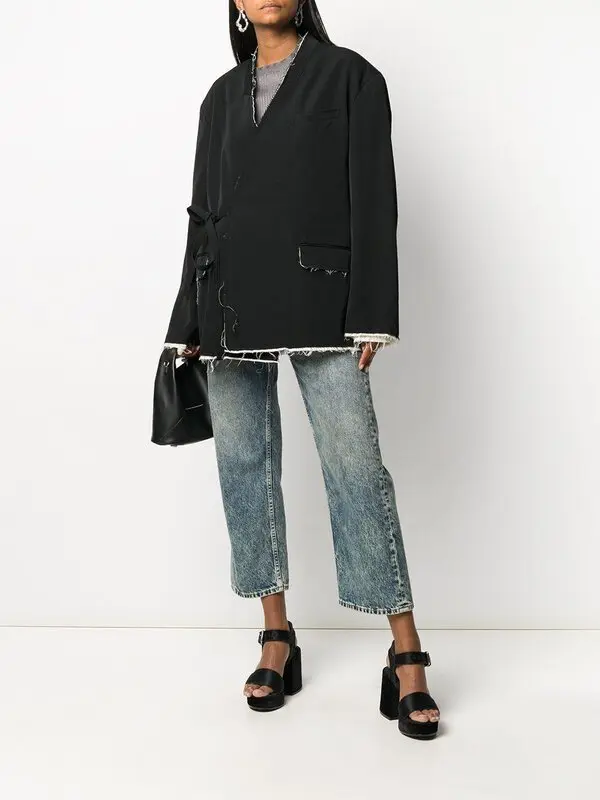 AMBUSH Raw Edge Kimono Jacket