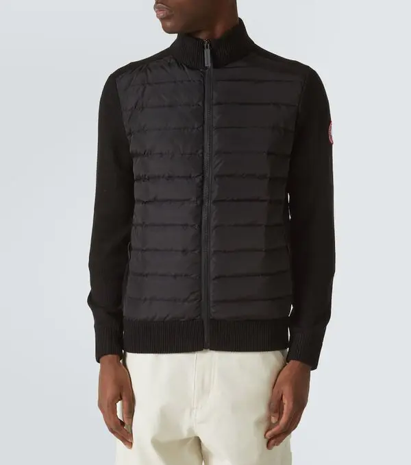 Canada Goose Hybridge Knitted Down Jacket - Black