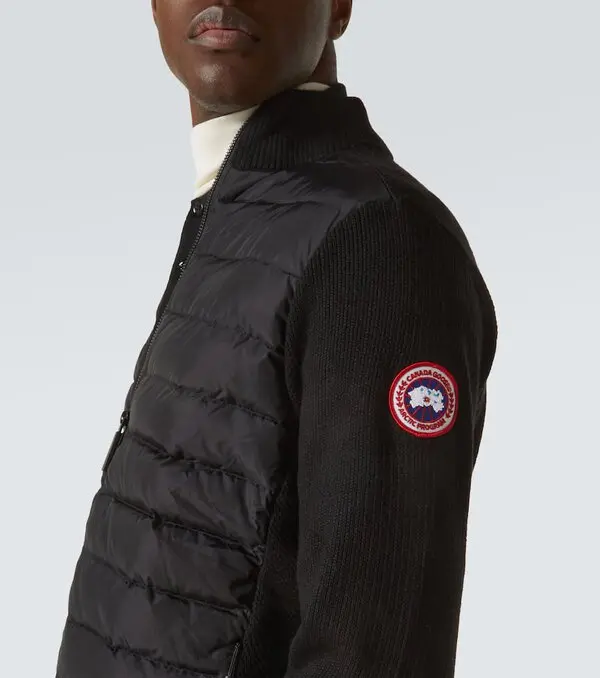 Canada Goose Hybridge Knitted Down Jacket - Black