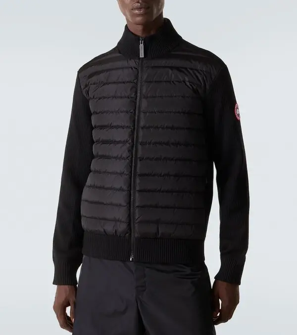 Canada Goose Hybridge Knitted Down Jacket - Black