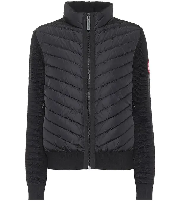 Canada Goose Hybridge® Down And Wool Jacket - Black