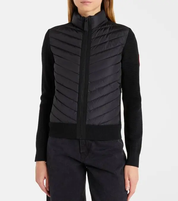 Canada Goose Hybridge® Down And Wool Jacket - Black
