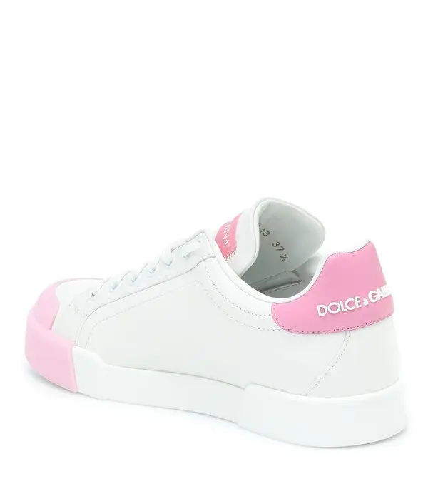 Dolce & Gabbana Portofino Leather Sneakers