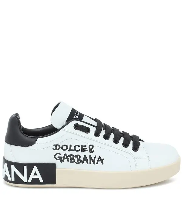 Dolce & Gabbana Portofino Leather Sneakers