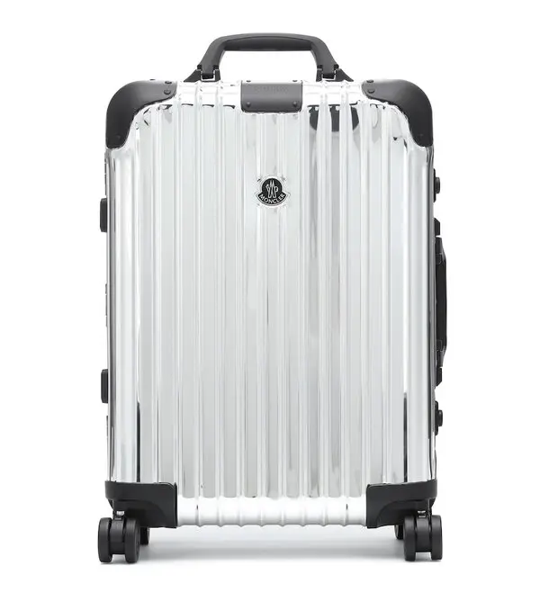 Moncler Rimowa Trolley Cabin Suitcase - Silver | Editorialist