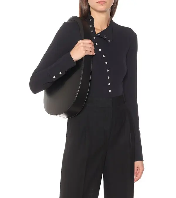 Coperni Swipe Large Leather Shoulder Bag