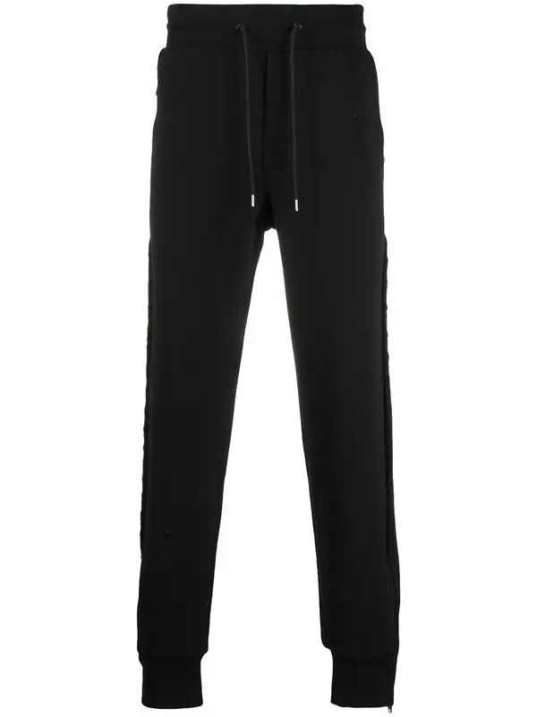 Paul Smith Drawstring Cotton Track Pants - Black