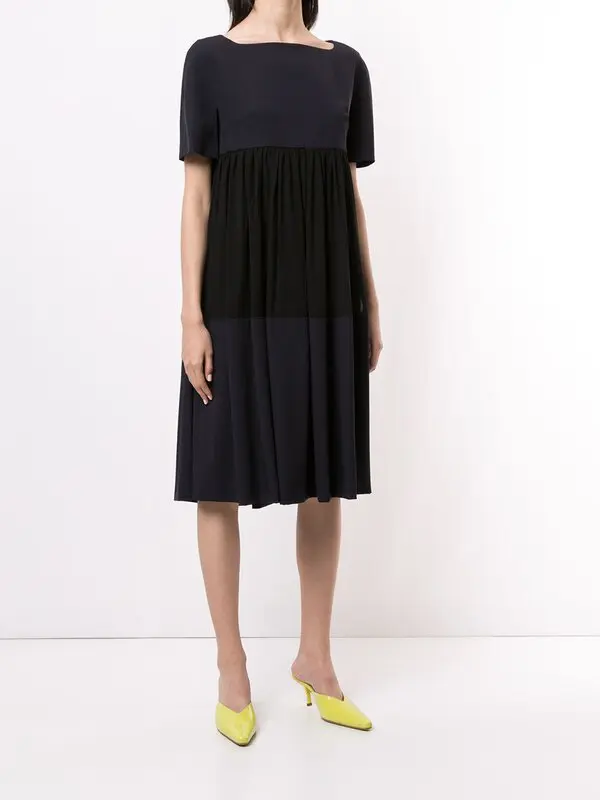 Delpozo Colour-block Midi Dress