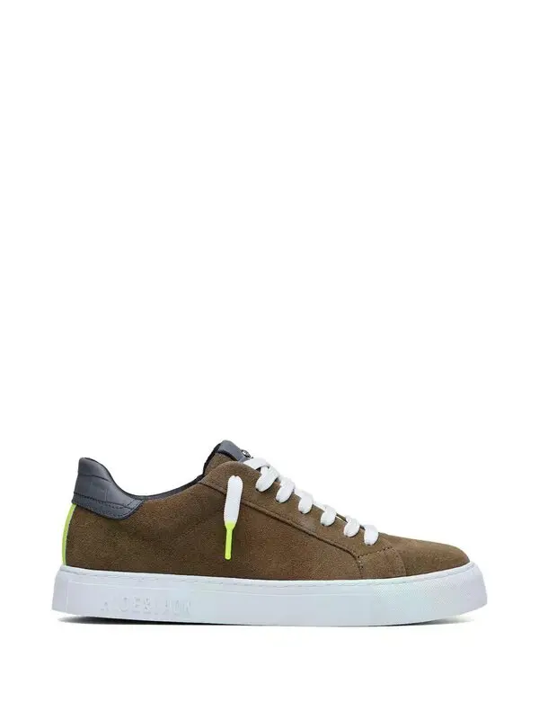 HIDE&JACK Essence Oil Leather Sneakers - Brown