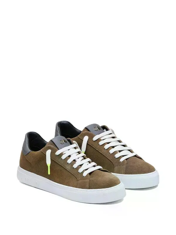 HIDE&JACK Essence Oil Leather Sneakers - Brown