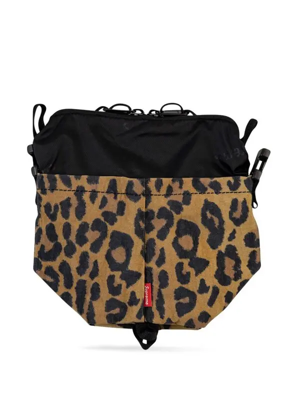 Supreme Leopard-print Neck Pouch