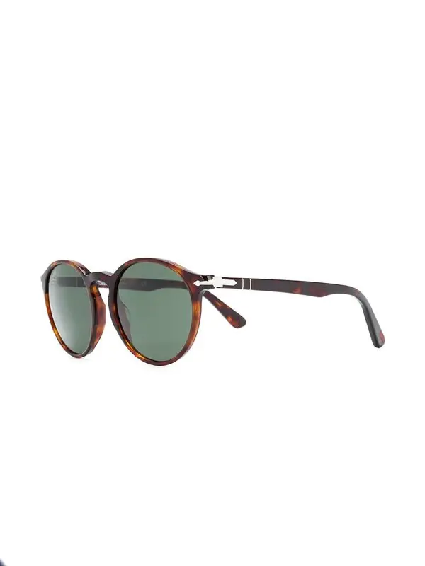 Persol Tortoiseshell-effect Round-frame Sunglasses