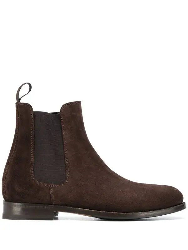 SCAROSSO Elena Ankle Boots - Brown