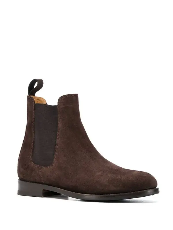 SCAROSSO Elena Ankle Boots - Brown