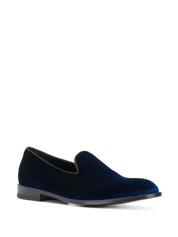 SCAROSSO George Almond-toe Slippers