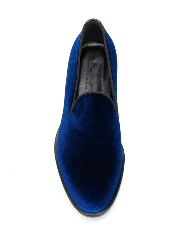 SCAROSSO George Almond-toe Slippers
