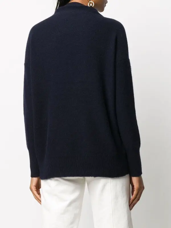 Vince Roll Neck Jumper - Blue