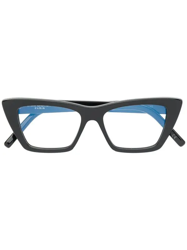 Saint Laurent Cat-eye Shaped Glasses - Black
