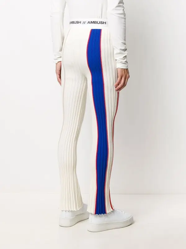 AMBUSH Logo Band Ribbed Trousers