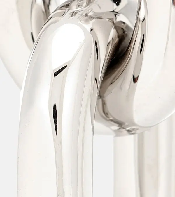 Rabanne Chain Link Earrings - Silver