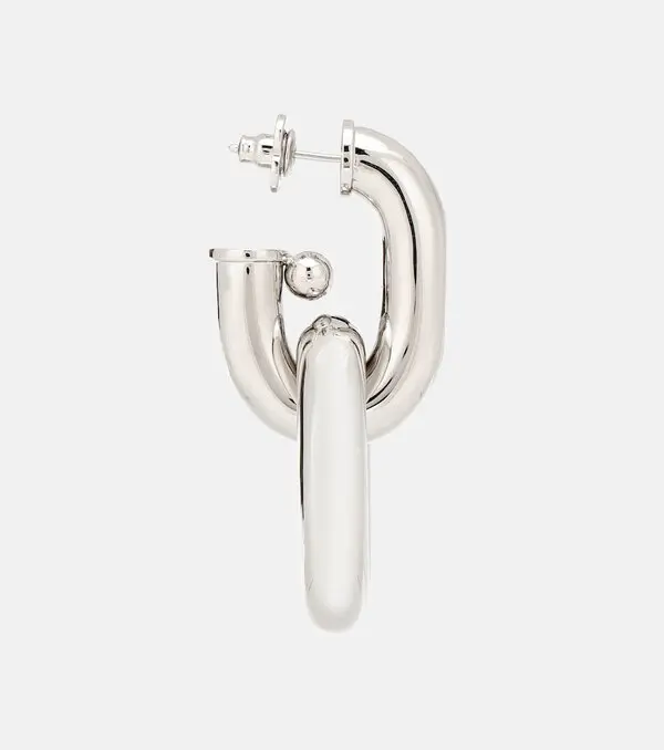 Rabanne Chain Link Earrings - Silver