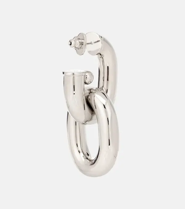 Rabanne Chain Link Earrings - Silver