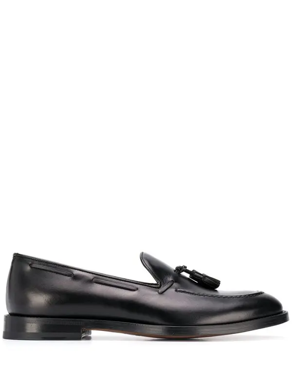 SCAROSSO William Tassel Loafers - Black