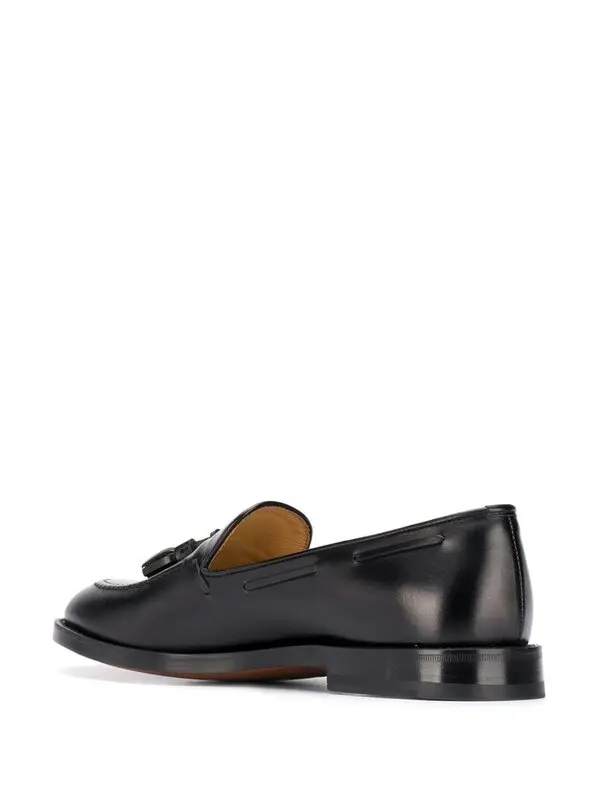 SCAROSSO William Tassel Loafers - Black