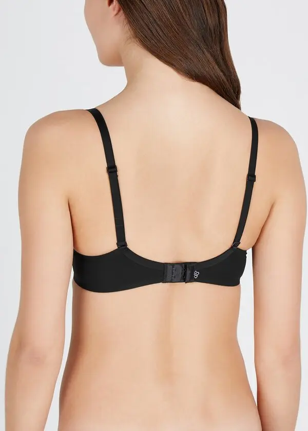 Simone Perele Delice Embroidered Underwired Bra - Black