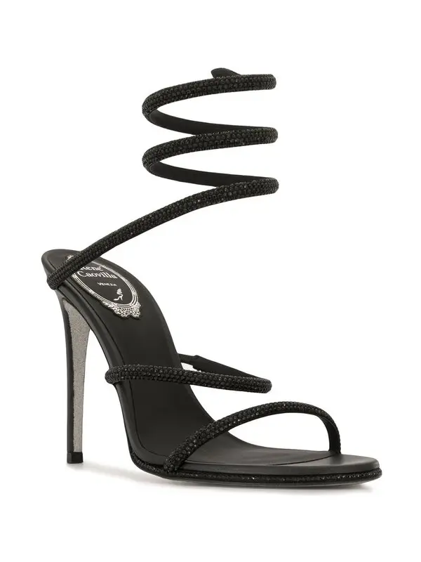 Rene Caovilla Cleo High-heel Sandals - Black