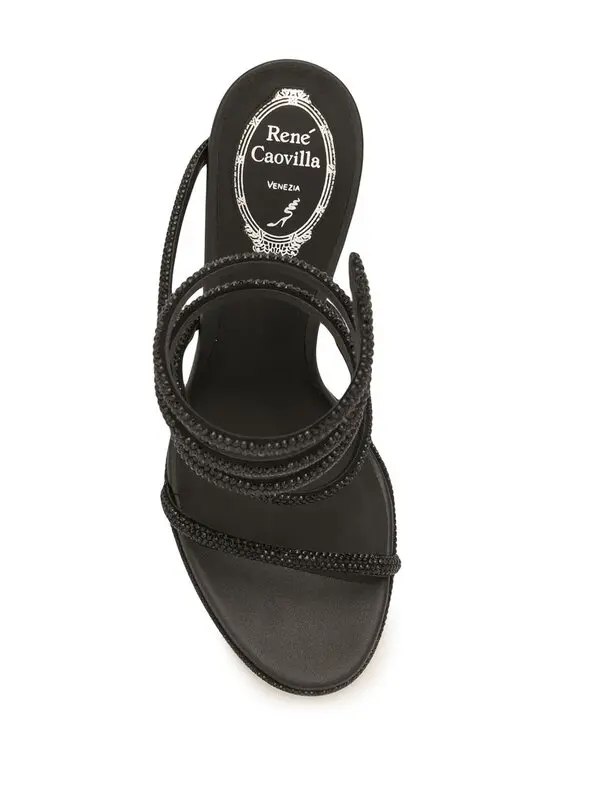 Rene Caovilla Cleo High-heel Sandals - Black