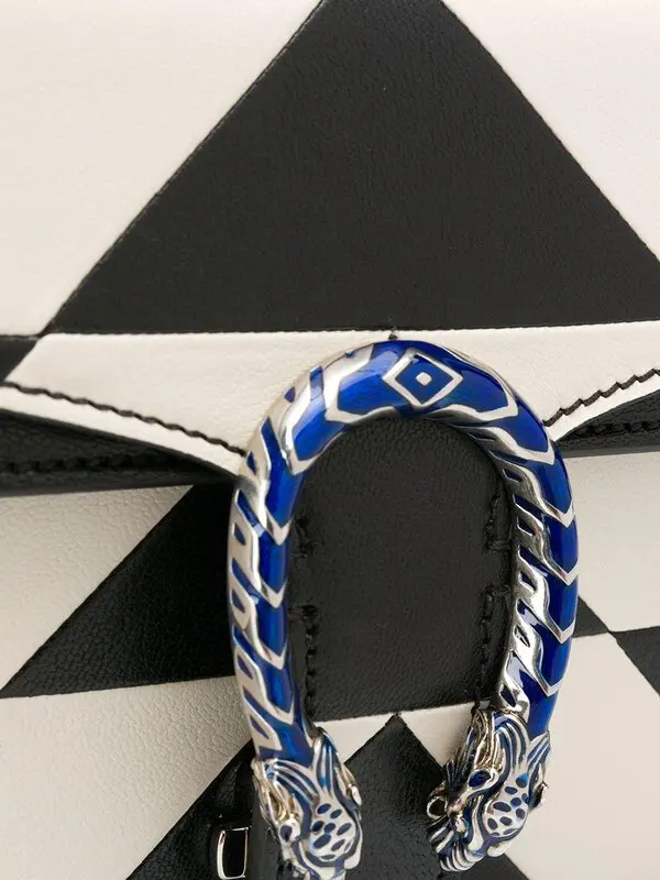 Gucci Geometric-print Dionysus Shoulder Bag