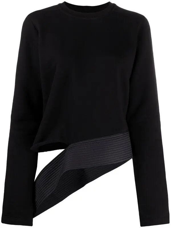 Rick Owens Asymmetric Long-sleeved Top