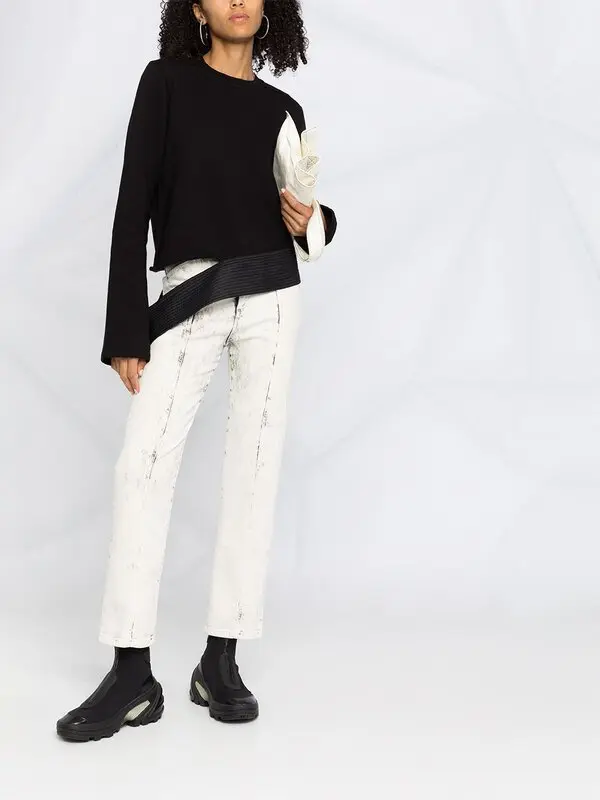 Rick Owens Asymmetric Long-sleeved Top